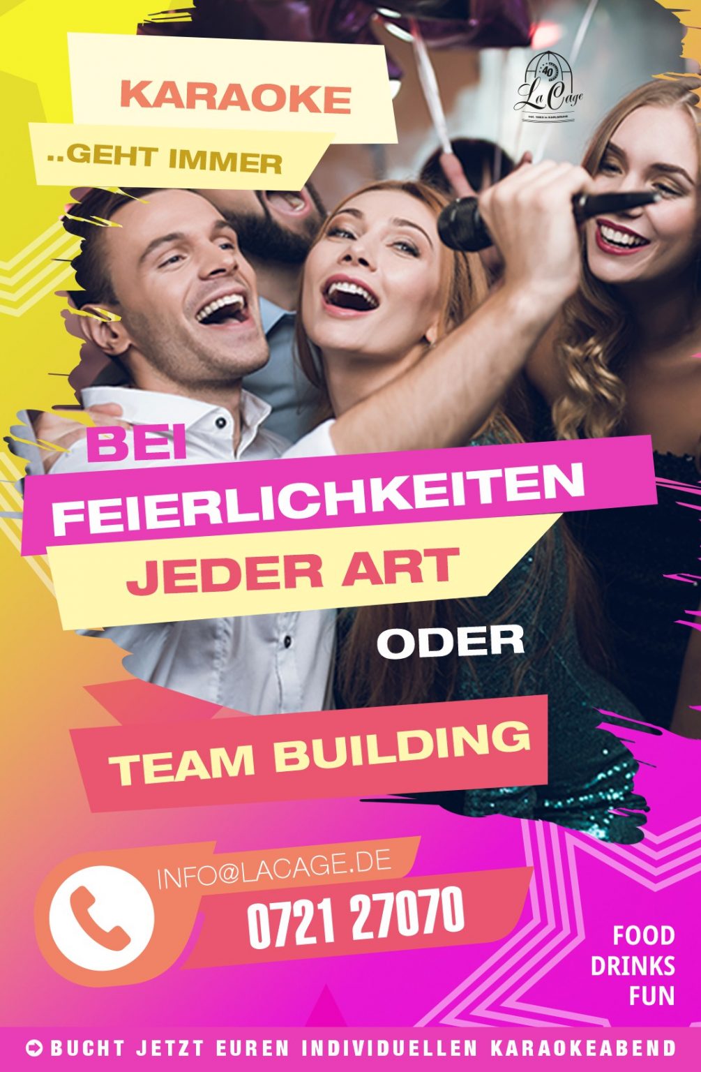 La Cage – DEINE SPORTSBAR IN KARLSRUHE